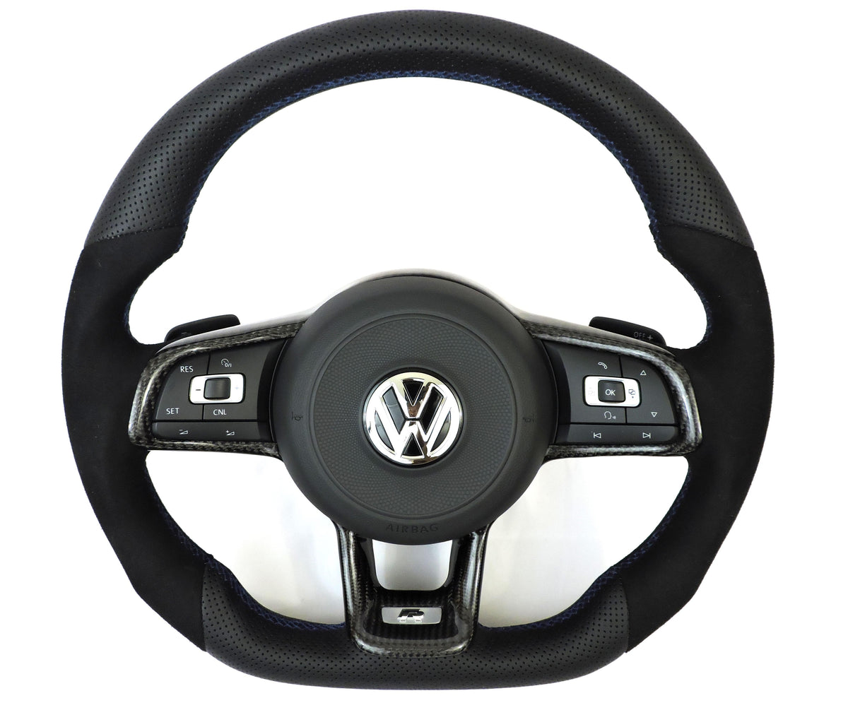 Golf r alcantara steering wheel cover store