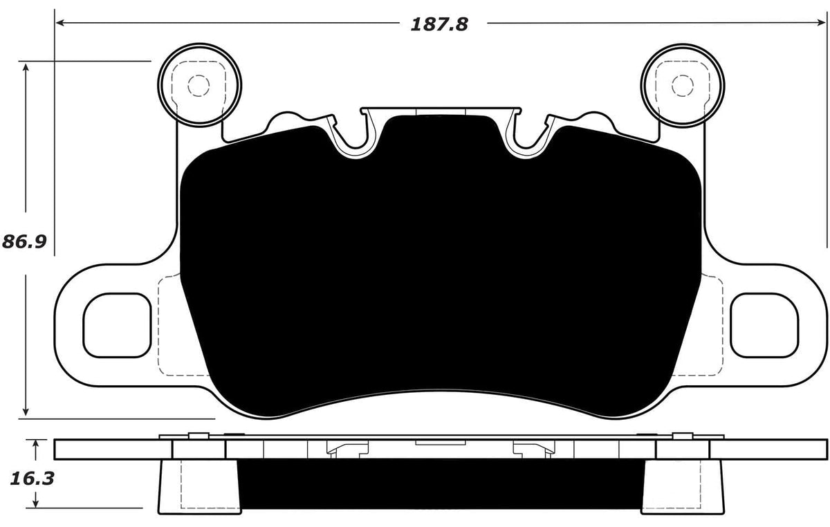 Porterfield R4S Pads AP1740 (Rear) (Clearance) – Eurozone Tuning