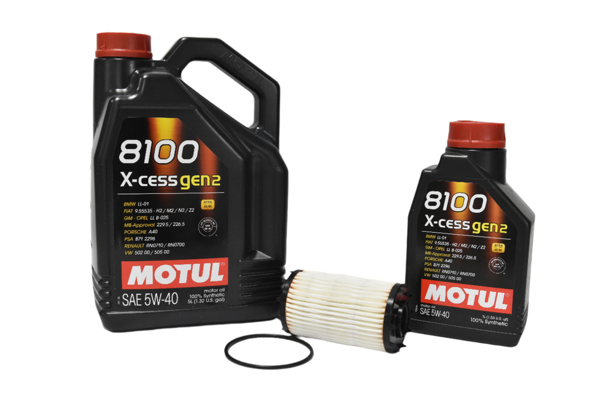 Audi B9 2.0T/3.0T Motul X-Cess 5W-40 Oil Change Kit – Eurozone Tuning