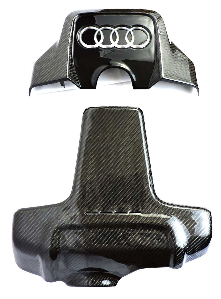 EZT Audi 3.0T S4/S5/A6/A7/Q5/SQ5 Supercharged Carbon Fiber Engine Cove ...